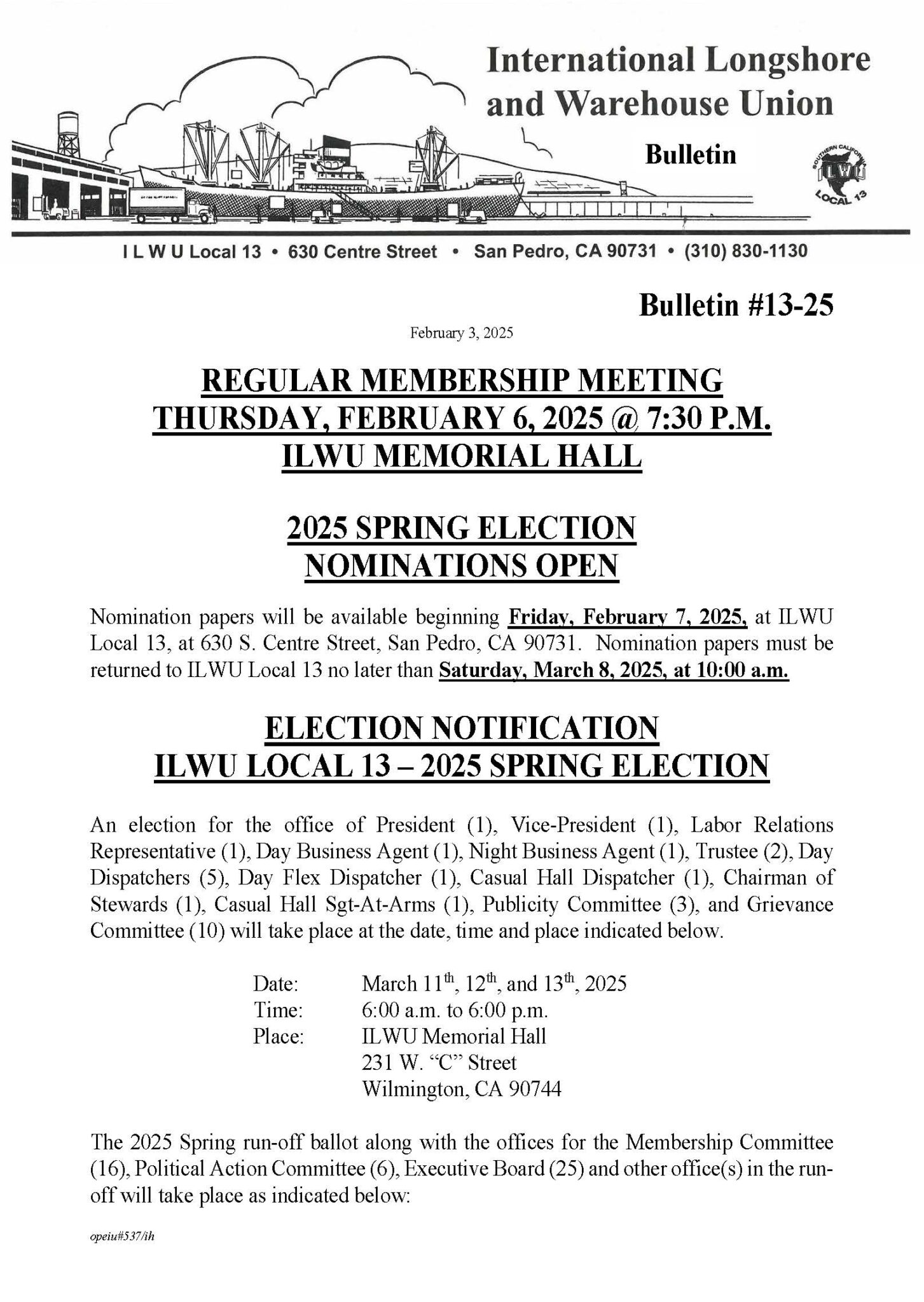 ILWU 13 – An Injury to One is an Injury to All